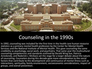 History of Counseling Timeline | PDF