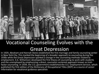 History of Counseling Timeline | PDF