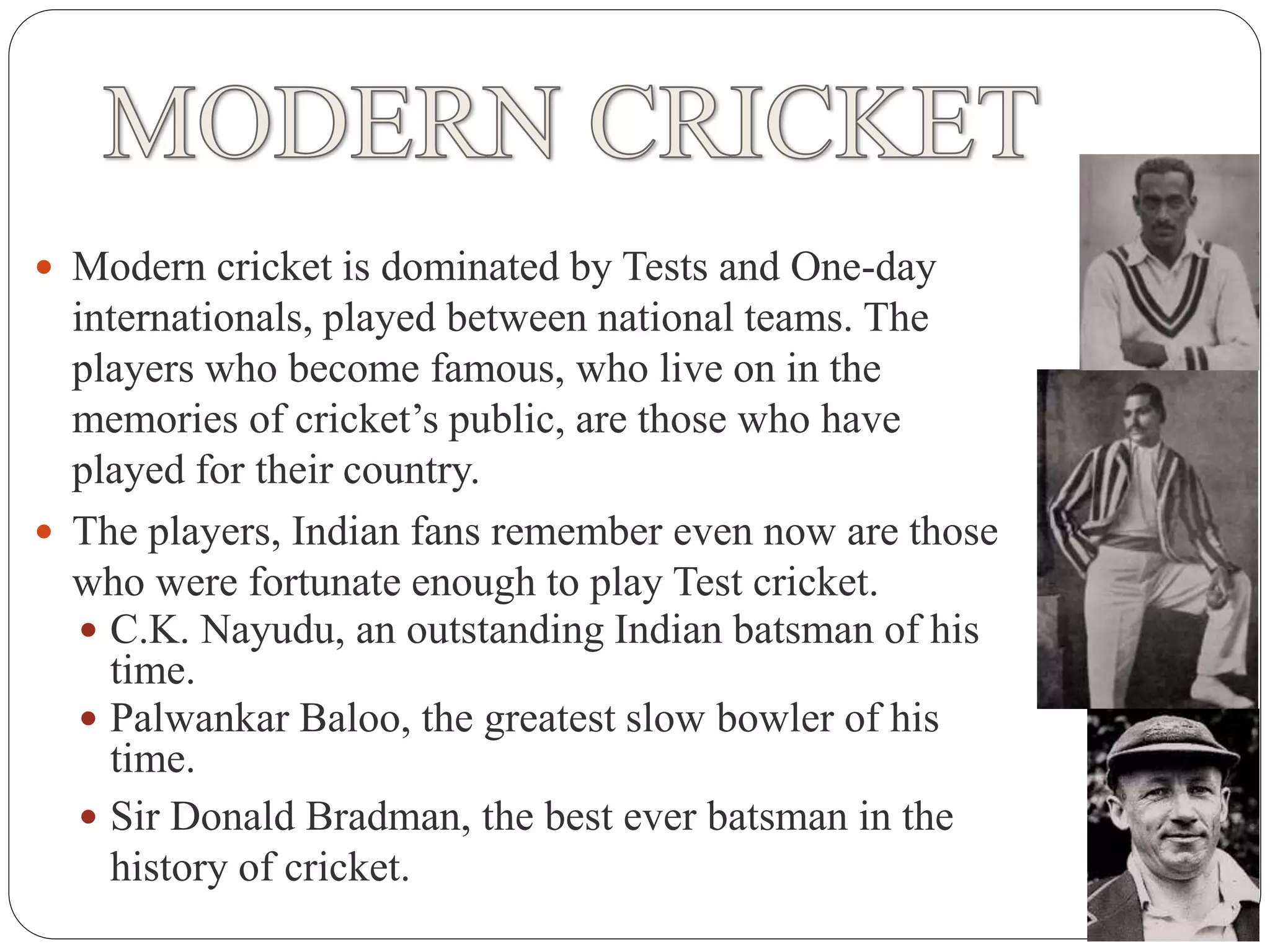 Historyofcricket 120826013956-phpapp01 | PPTX