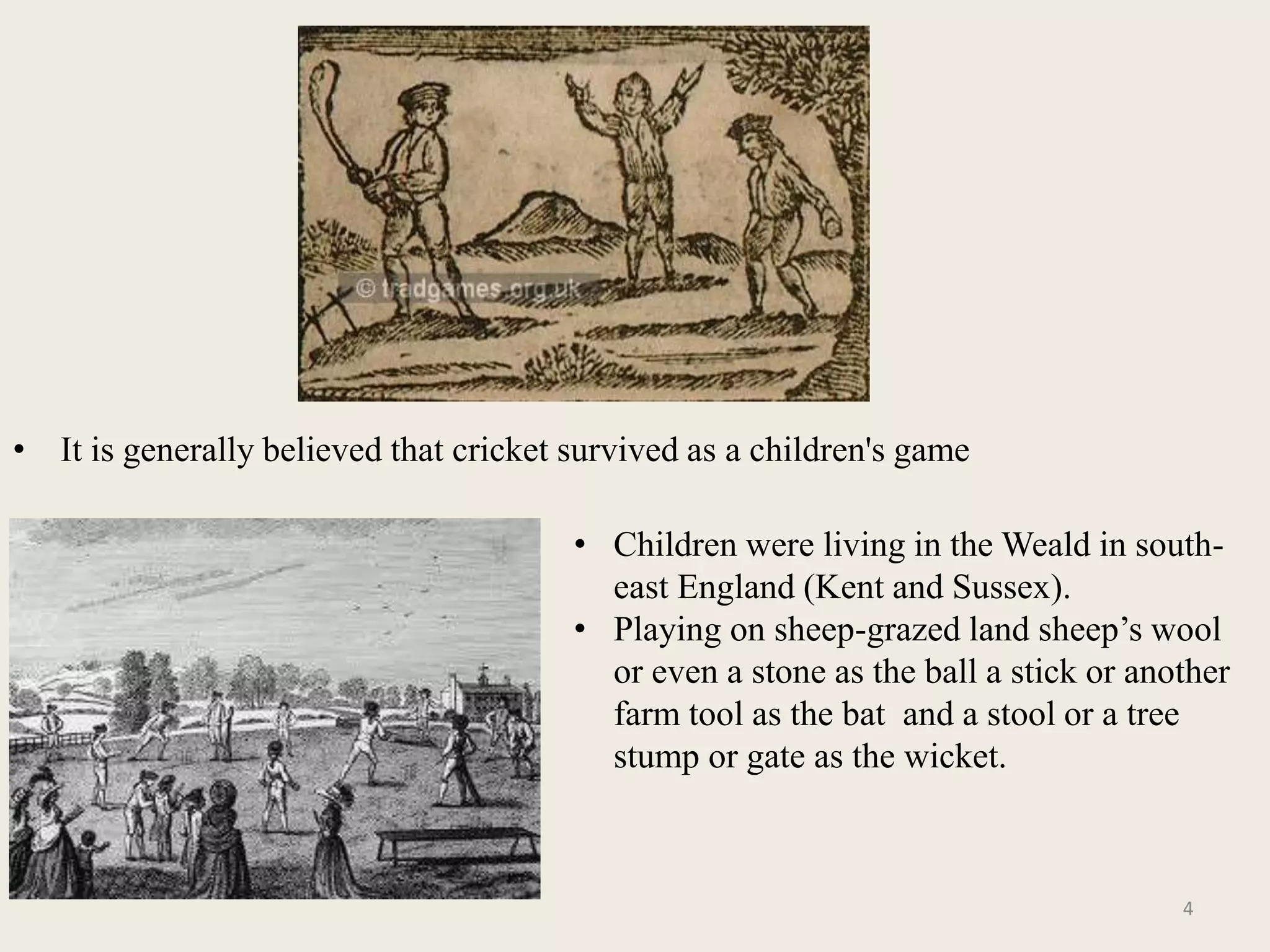 History of cricket | PPTX