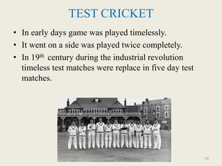 History of cricket | PPTX