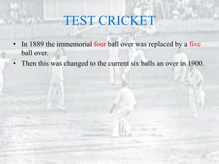 History of cricket | PPTX