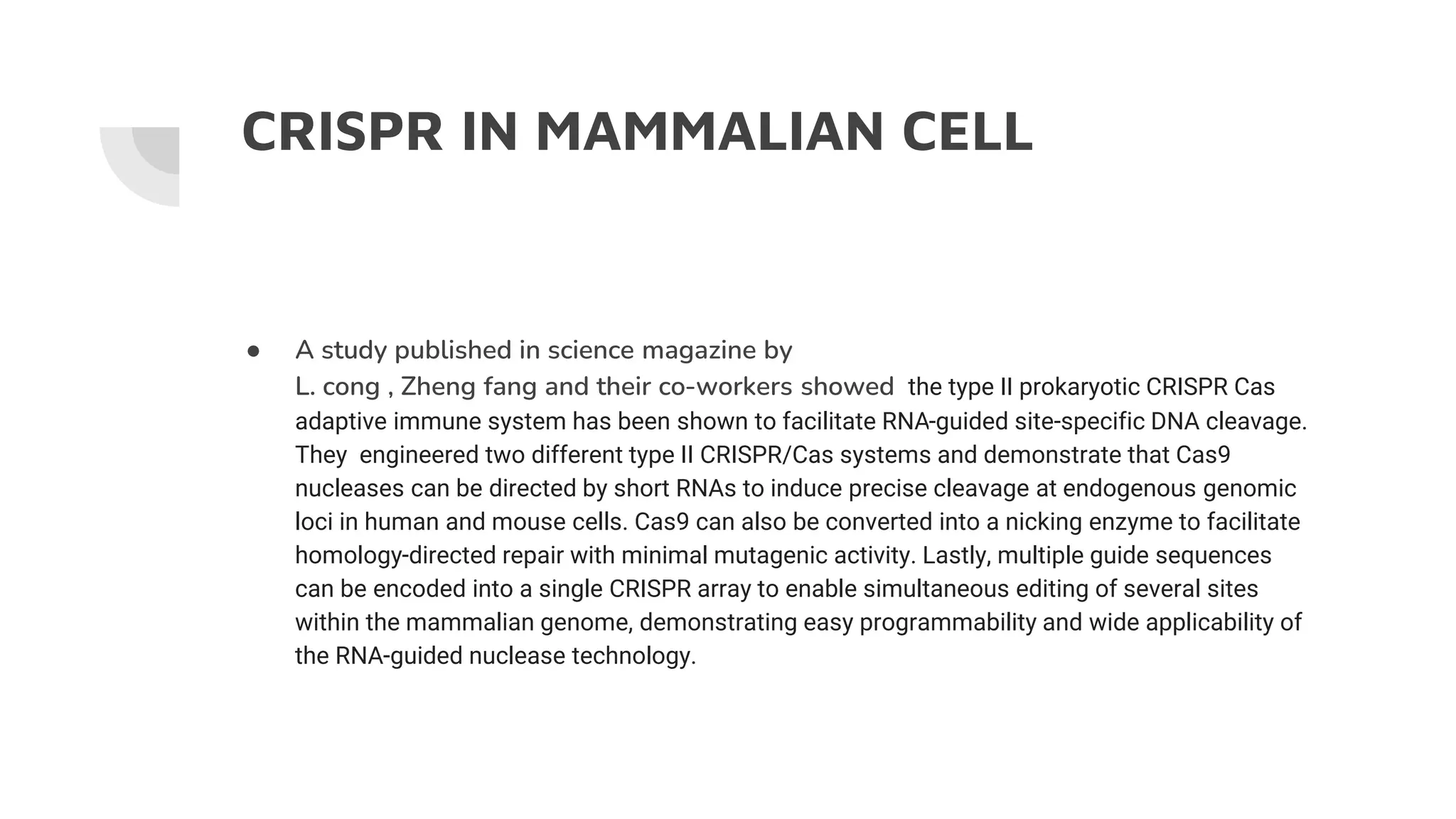 HISTORY OF CRISPR CAS-MAJOR INVENTIONS AND IT’S APPLICATION.pptx