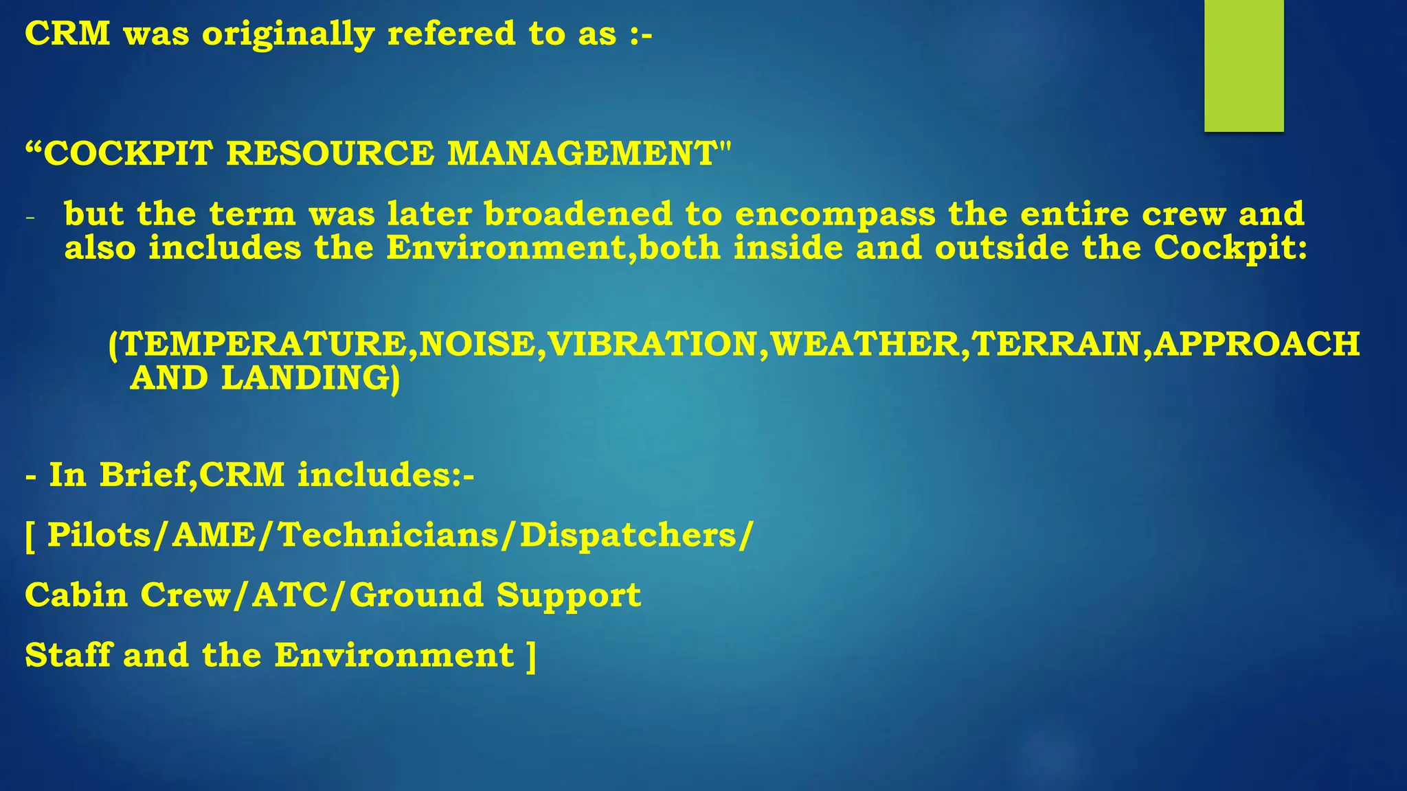 HISTORY OF CRM-1.pptx crew resource management | PPTX