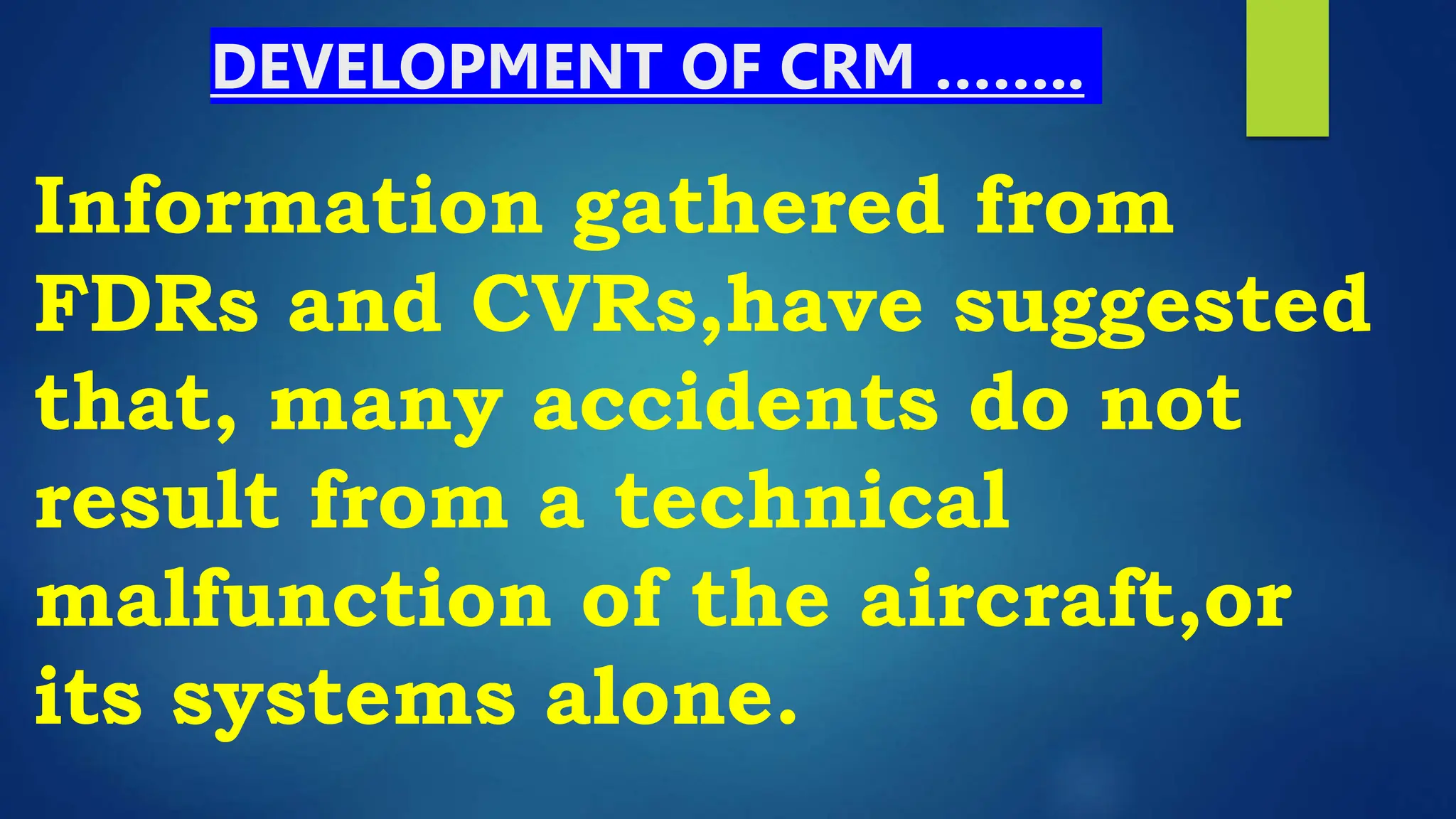 HISTORY OF CRM-1.pptx crew resource management | PPTX