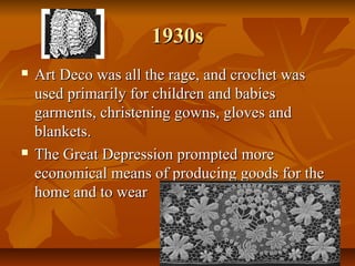 History of crocheting | PPT