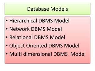 History of database processing module 1 (2) | PPT