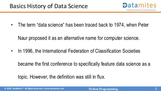 History of Data Science Part 1