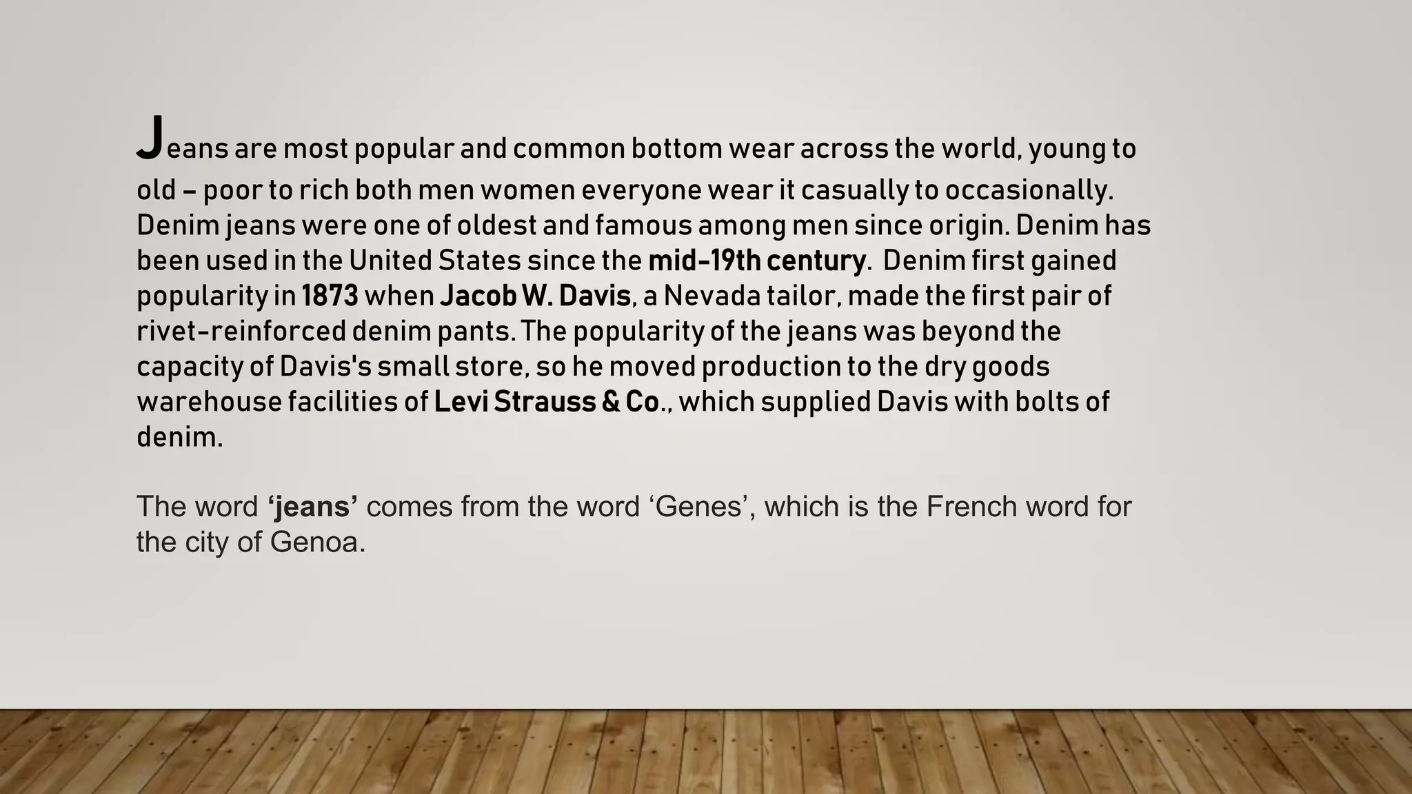 History of Denim and Origin of Jean.pptx