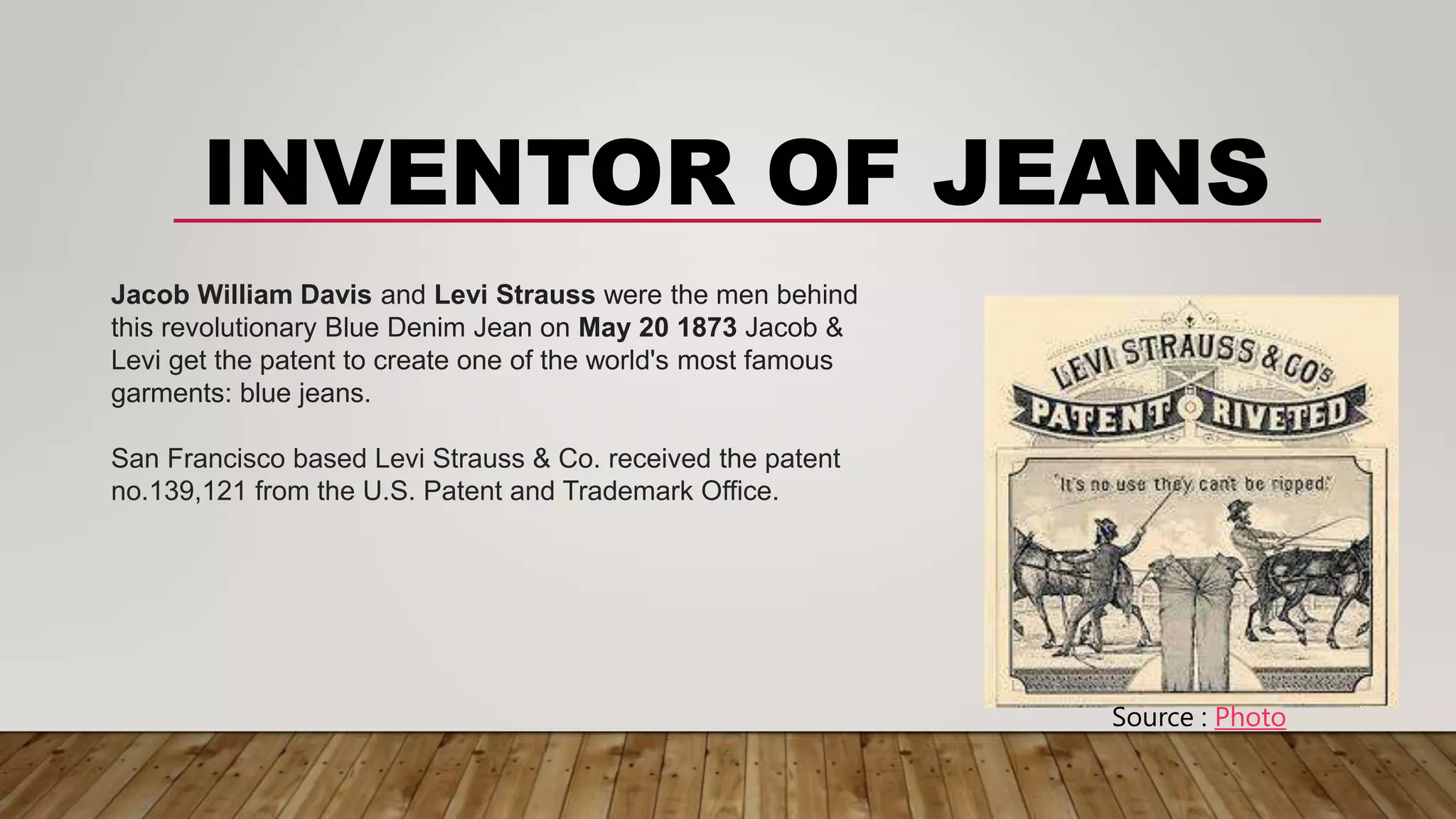 History of Denim and Origin of Jean.pptx | Women\'s Outerwear | Women ...