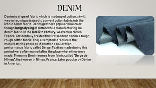 History of Denim and Origin of Jean.pptx