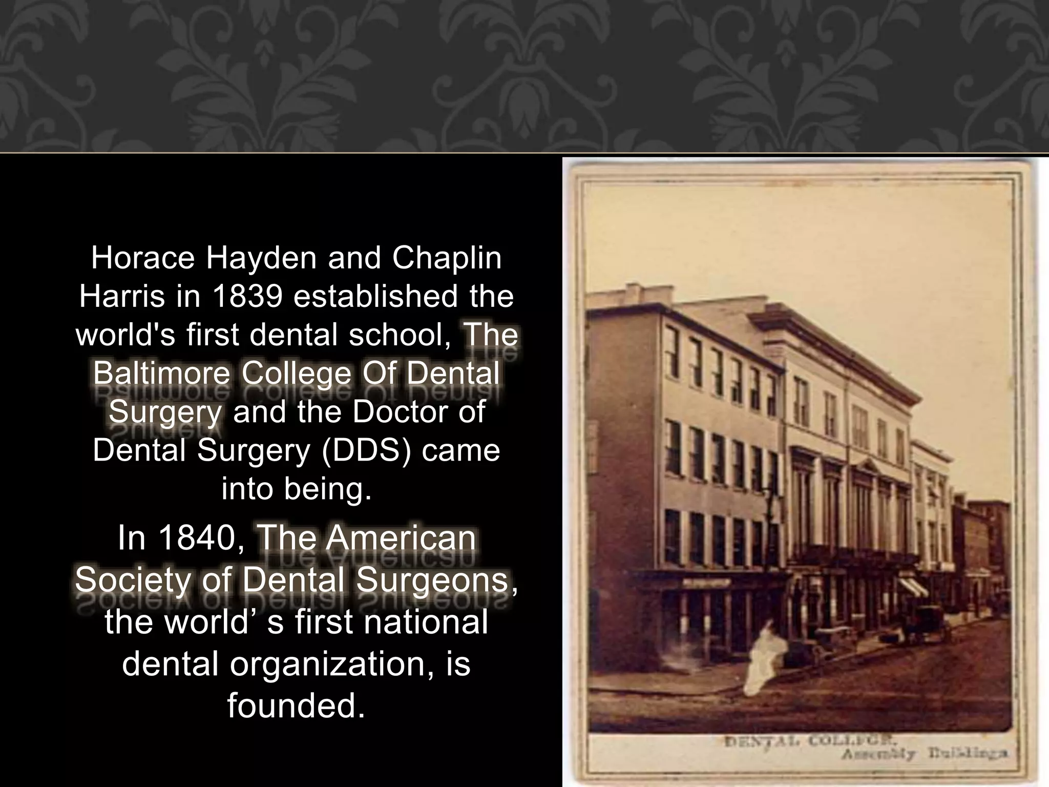 History Of Dentistry | PPTX