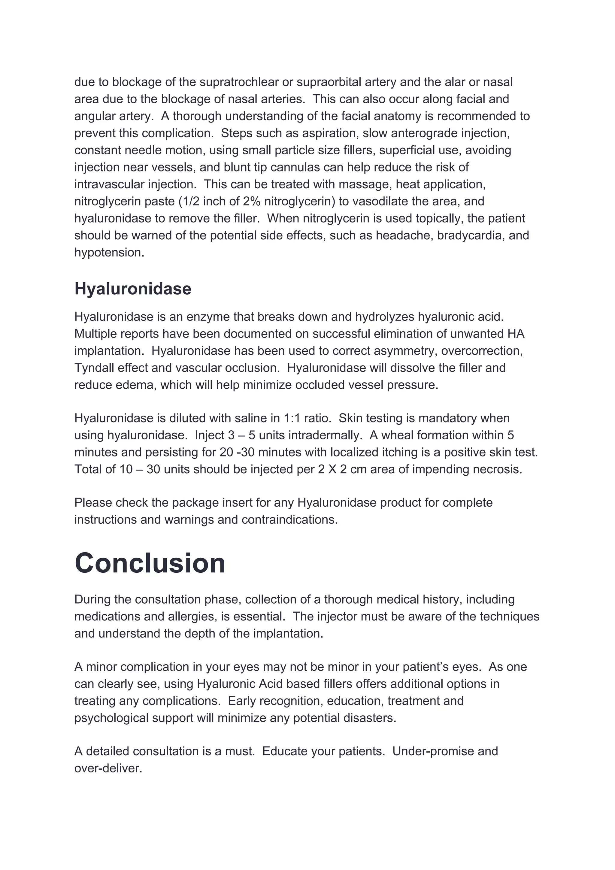 Restylane®️/Perlane®️ Injection Training Course Certification | PDF