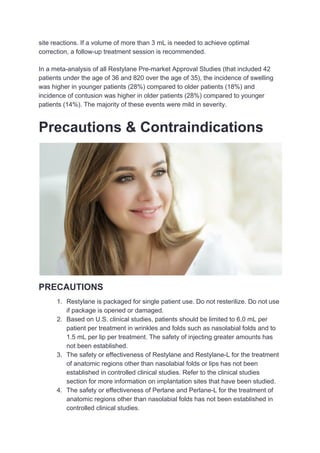 Restylane®️/Perlane®️ Injection Training Course Certification | PDF