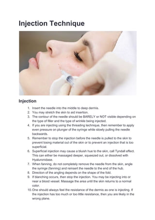 Restylane®️/Perlane®️ Injection Training Course Certification | PDF