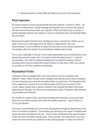 Restylane®️/Perlane®️ Injection Training Course Certification | PDF