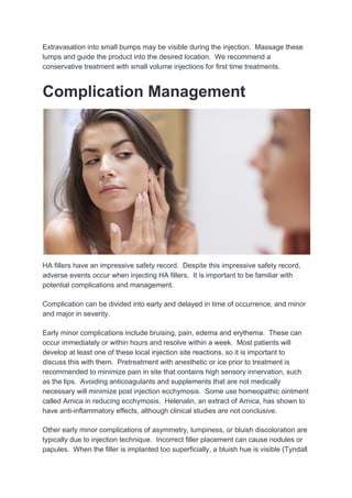 Restylane®️/Perlane®️ Injection Training Course Certification | PDF