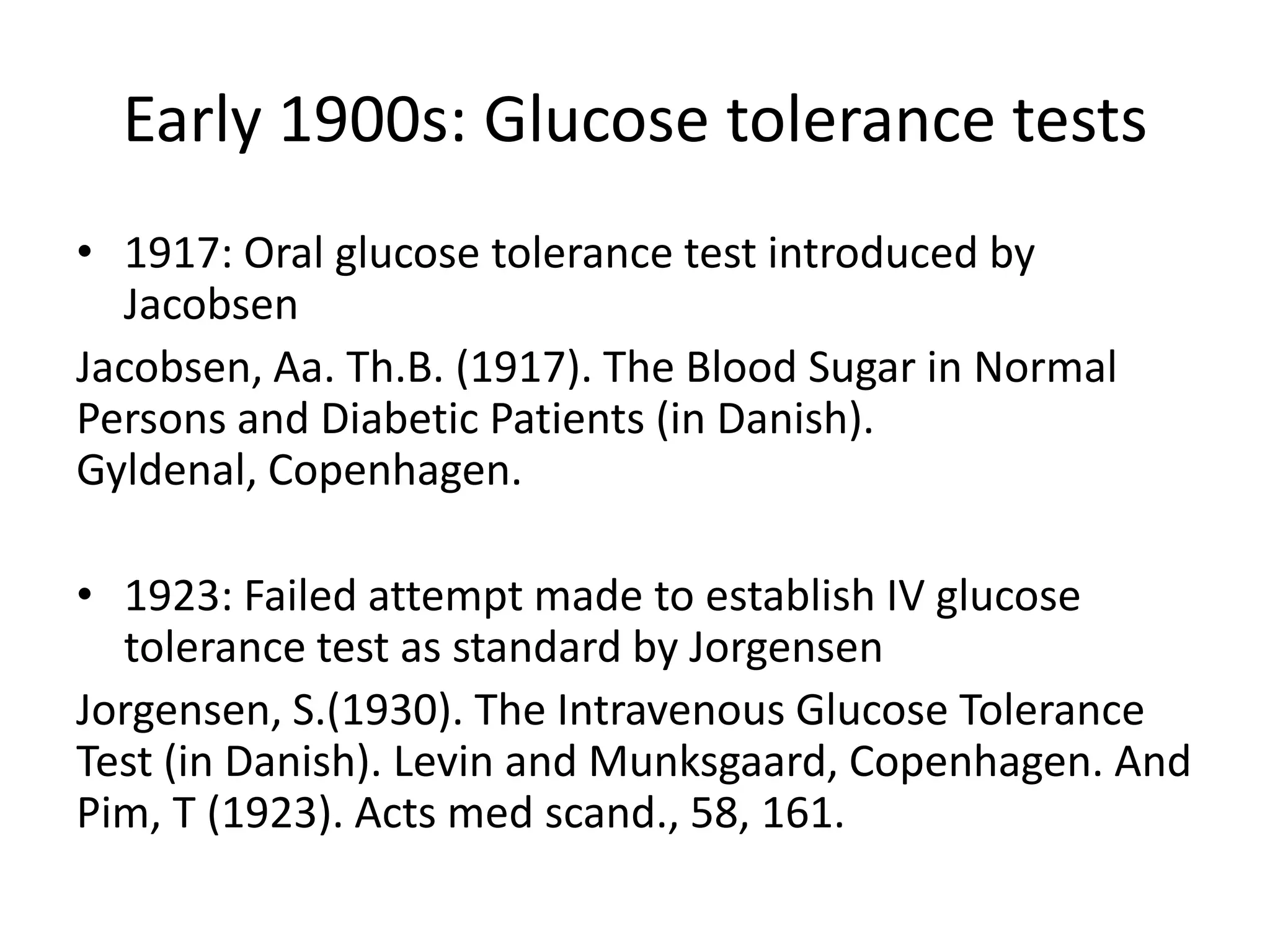 Historical perspective on the diagnosis of diabetes mellitus | PPTX