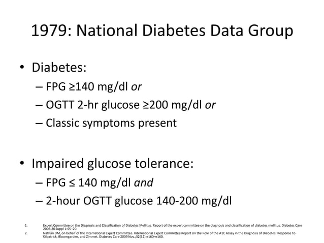 Historical perspective on the diagnosis of diabetes mellitus | PPTX ...