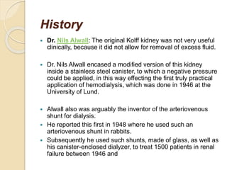 History of dialysis | PPTX