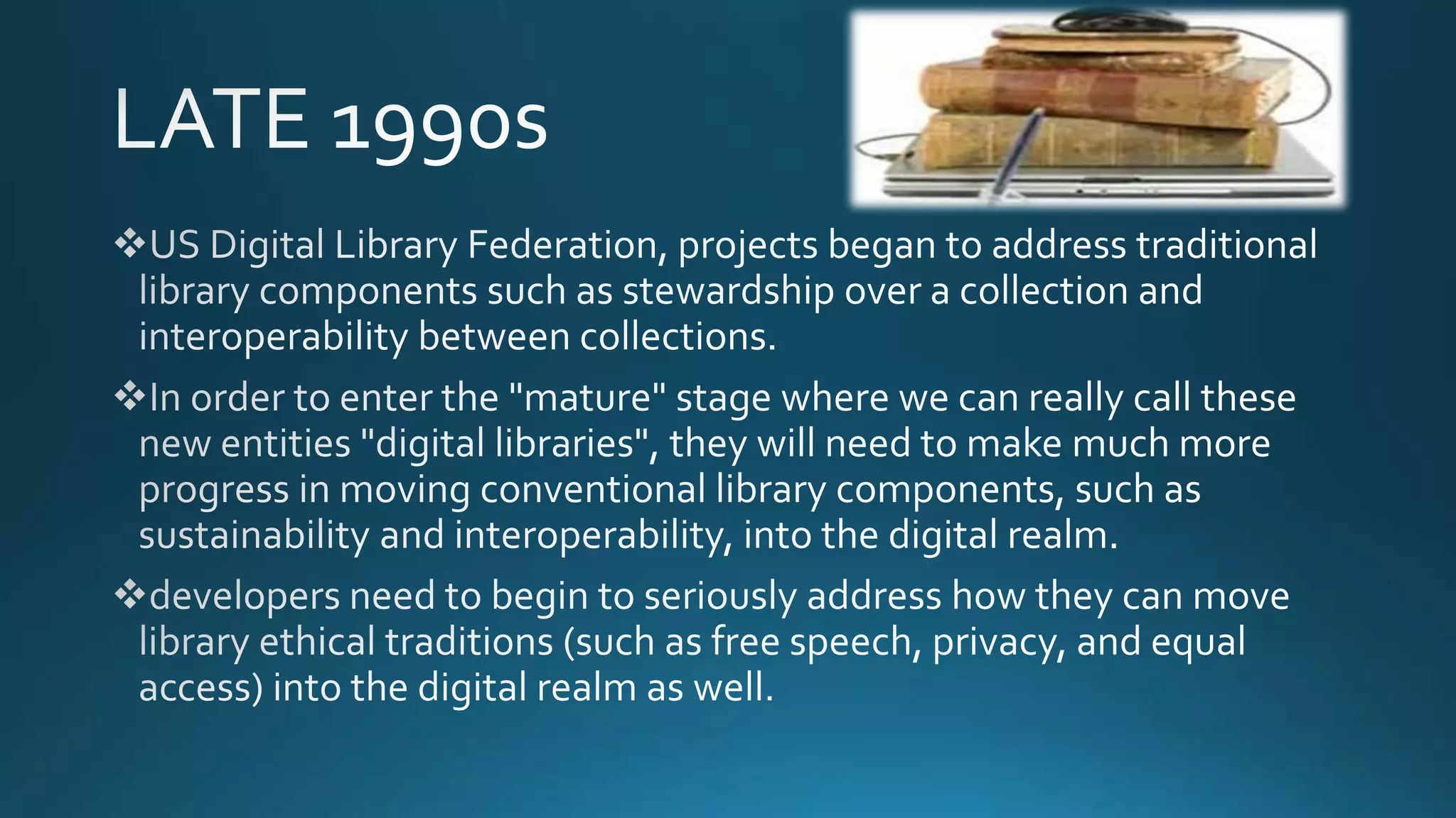 History of digital_libraries | PPTX