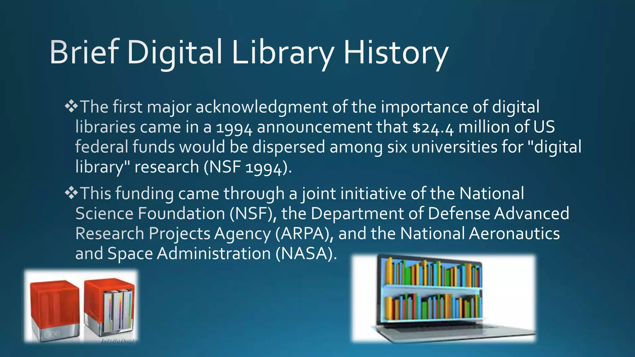 History of digital_libraries | PPTX