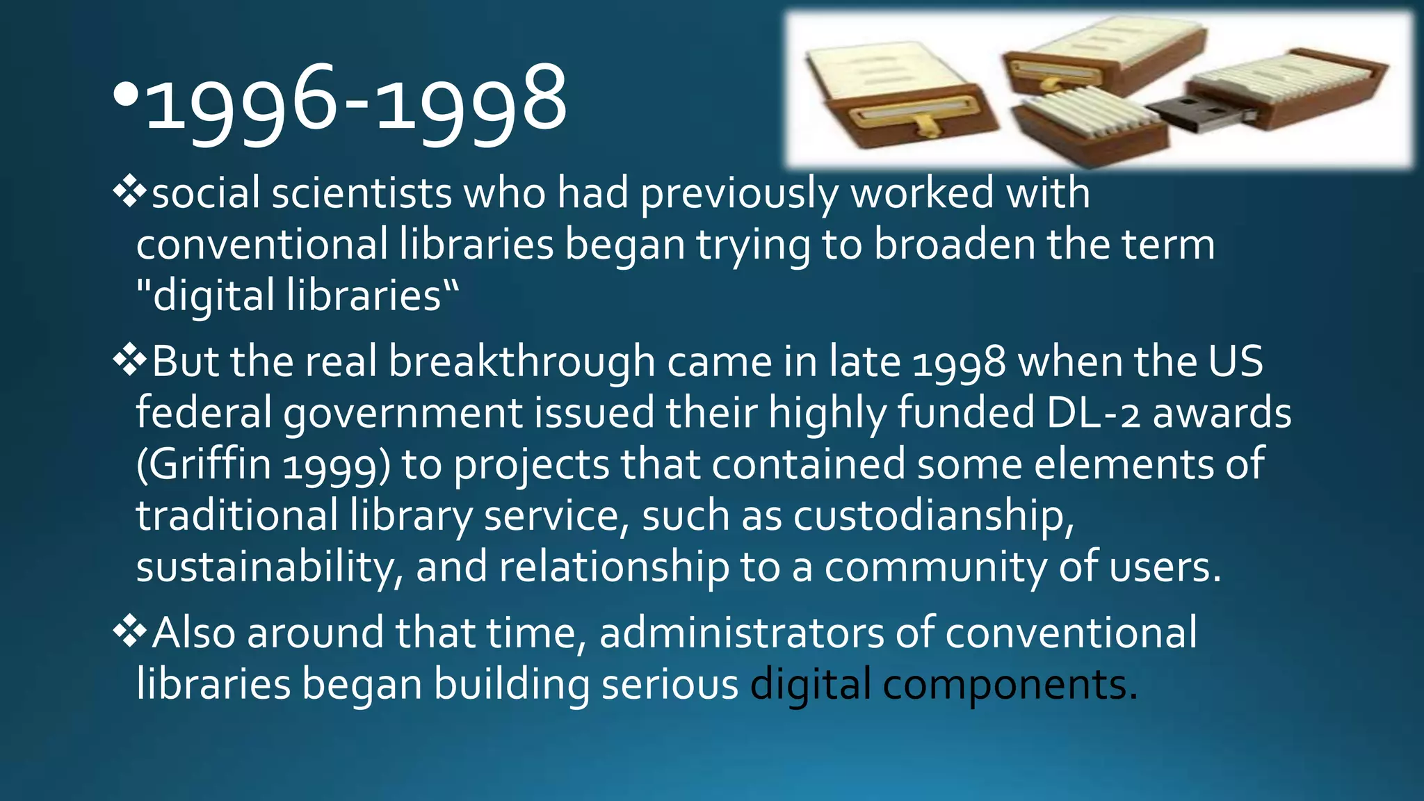 History of digital_libraries | PPTX
