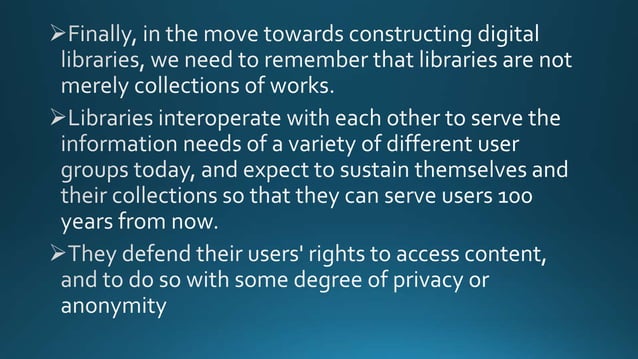 History of digital_libraries | PPTX | Technology & Computing