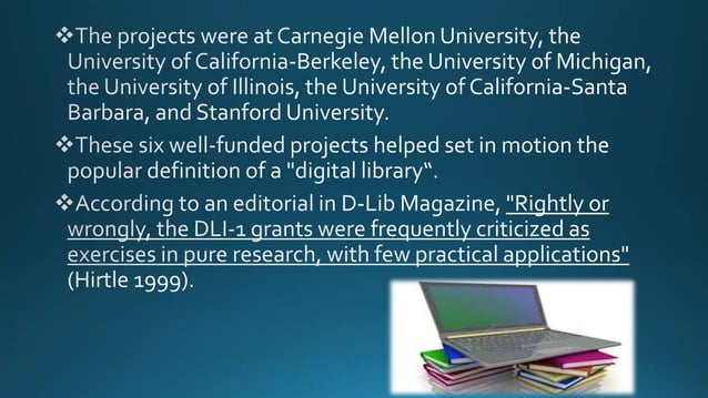 History of digital_libraries | PPT