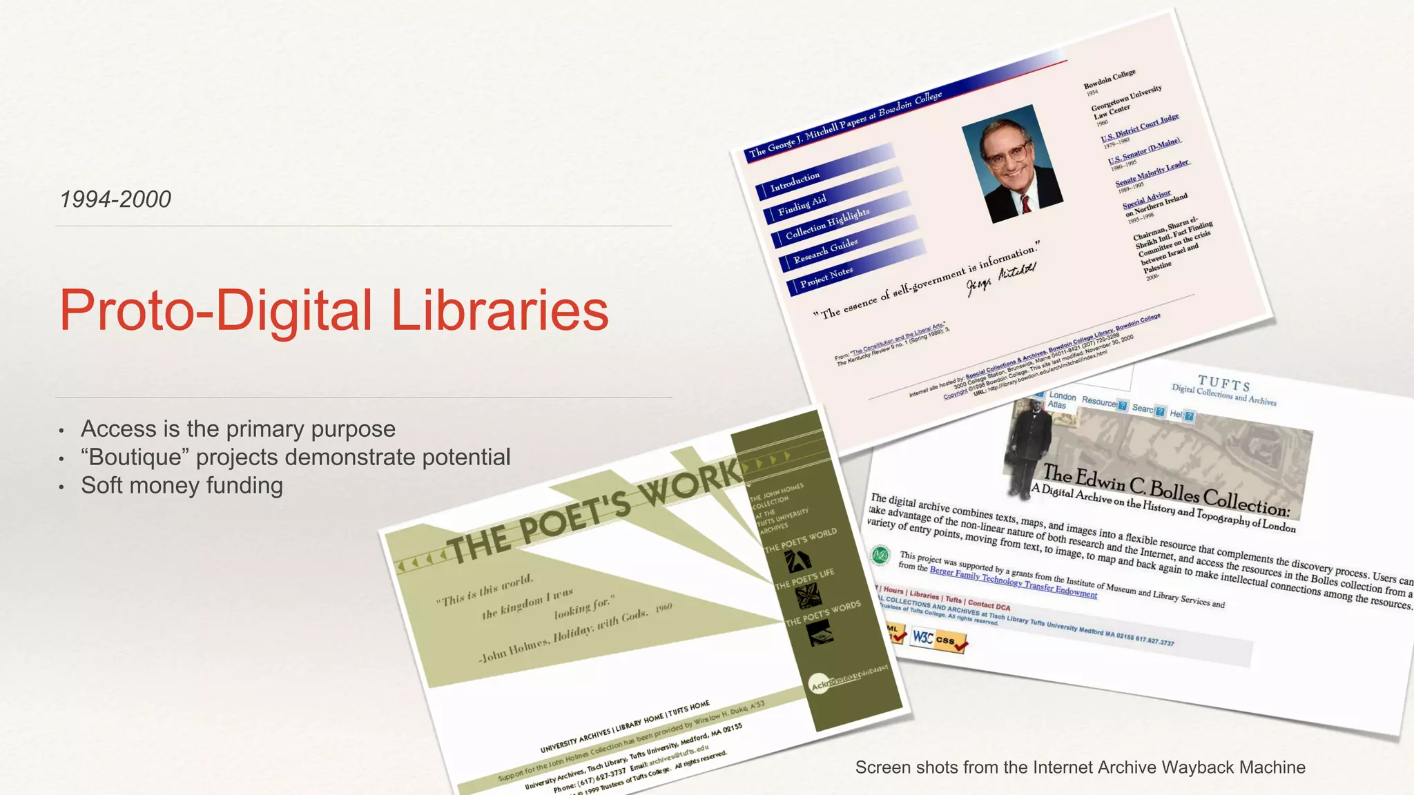 A history of digital libraries in one person | PPT