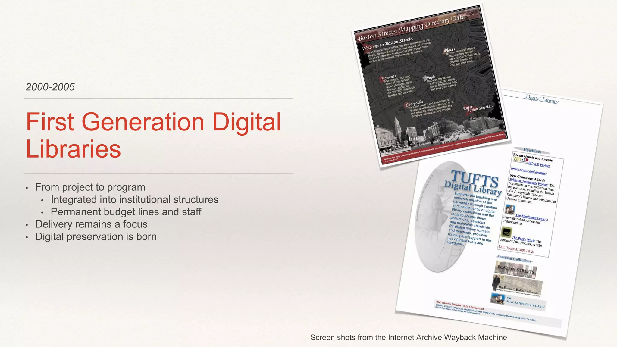 A history of digital libraries in one person | PPT