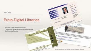 A history of digital libraries in one person | PPT