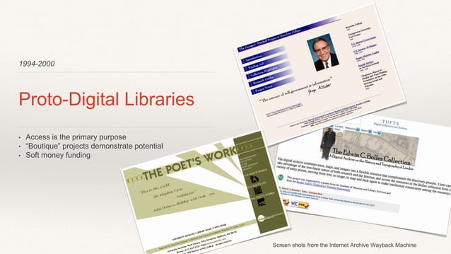 A history of digital libraries in one person | PPT