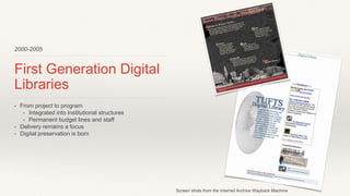 A history of digital libraries in one person | PPT