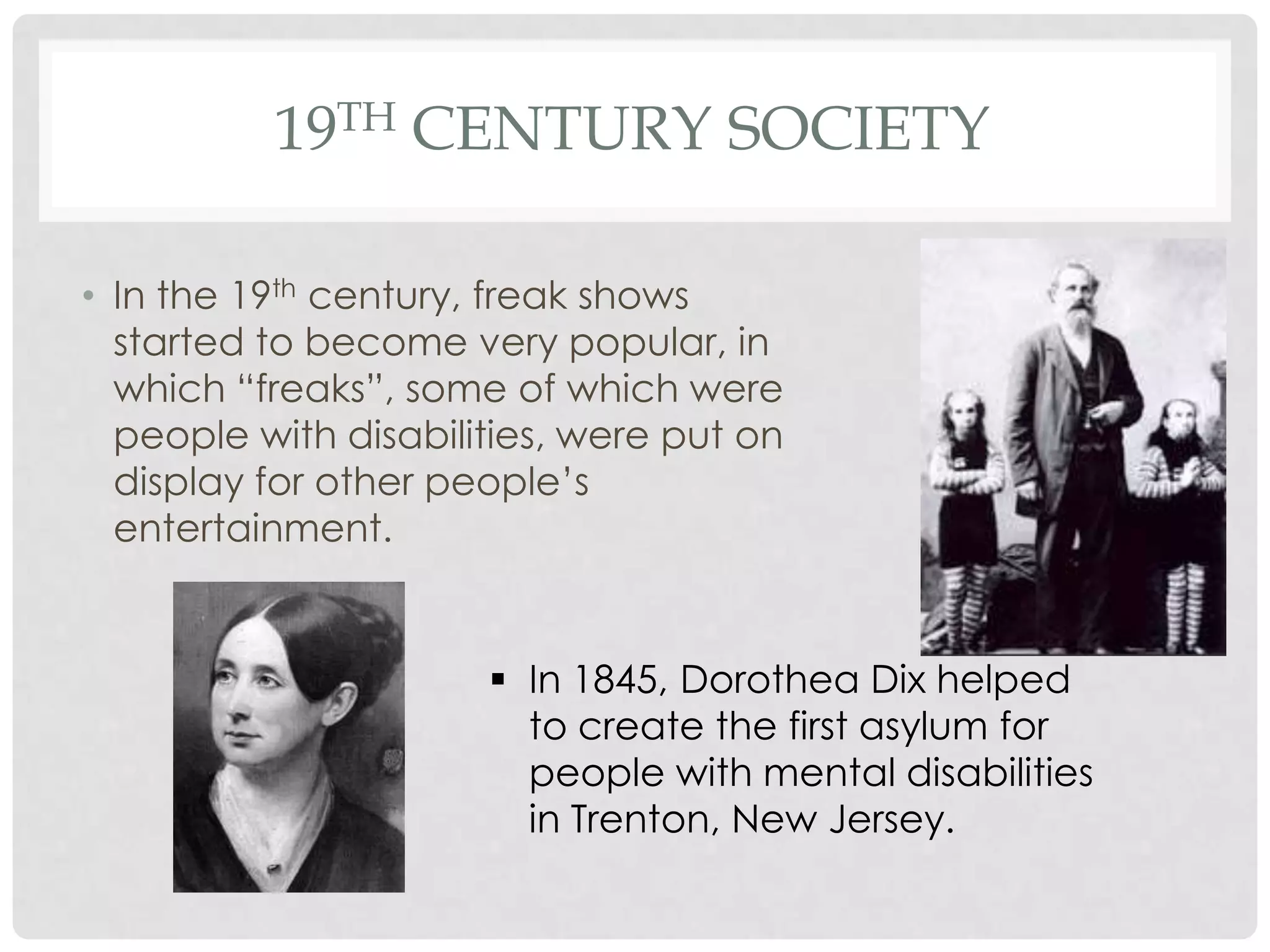History of disabilities | PPTX
