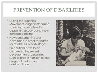 History of disabilities | PPTX