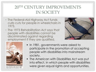 History of disabilities | PPTX
