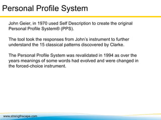 History of DiSC and Assessments | PPT
