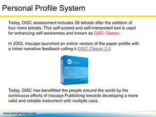 History of DiSC and Assessments | PPT