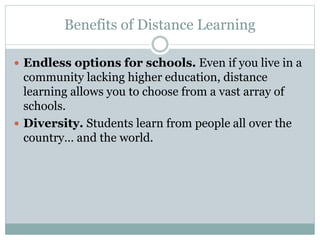 History of distance learning | PPTX