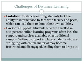 History of distance learning | PPTX