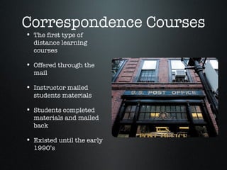 The History of Distance Learning | PPT