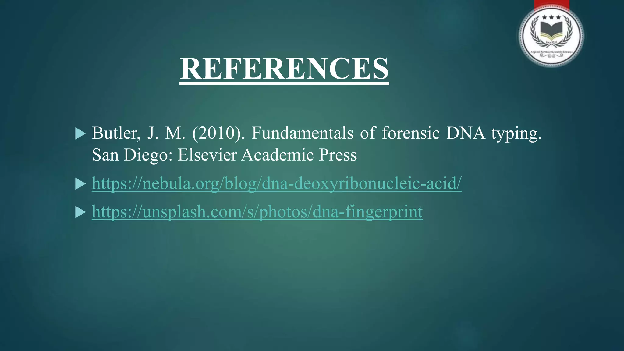 History OF DNA typing | PPTX