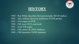 History OF DNA typing | PPTX