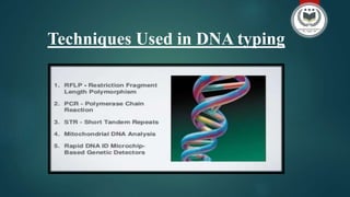 History OF DNA typing | PPTX