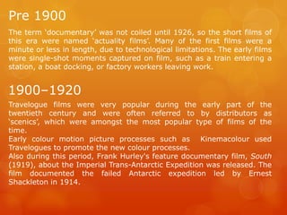 History of documentaries | PPT