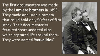 History of documentaries | PPT