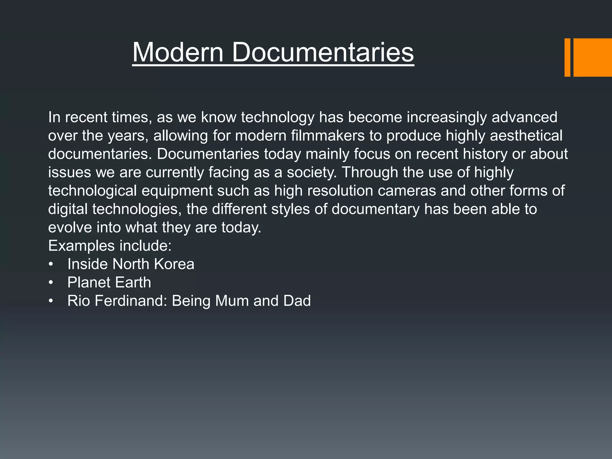 History of documentaries | PPT