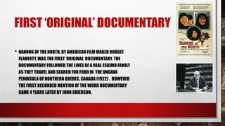 History of documentaries | PPTX