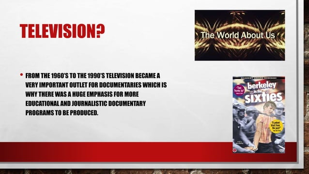 History of documentaries | PPTX | History | Genres